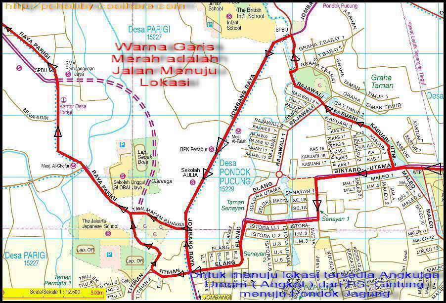 PETA LOKASI JIKA ANDA DARI SEKTO