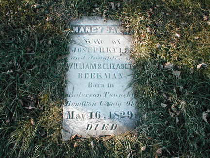 Nine Mile Cemetery - Nancy Jane Kyle
