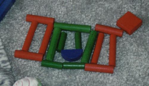 Dog head, April 2001