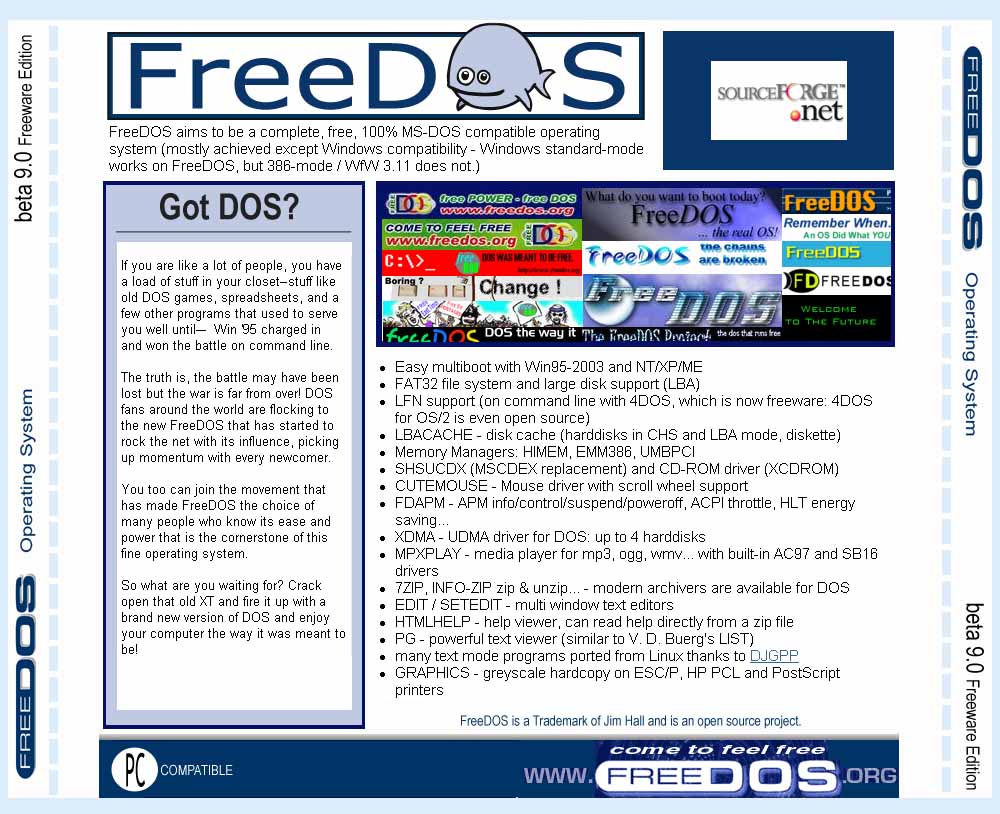 FreeDOS Labels Site
