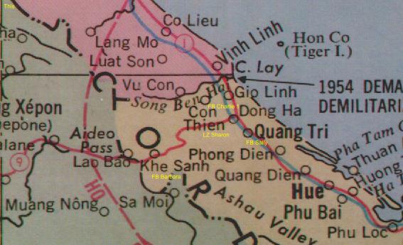 Map of Northern I Corps