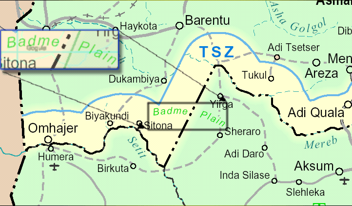 What and where is Badme?