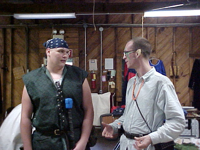 The Big Man Toff and an elven friend.