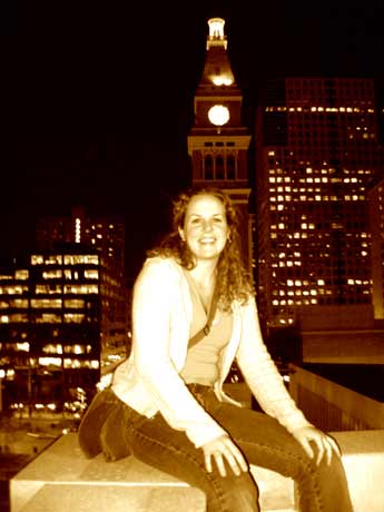 Kristen in downtown Denver in (2002)