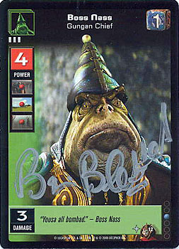 Star Wars Autograph Successes - Brian Blessed