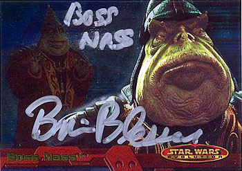 Star Wars Autograph Successes - Brian Blessed