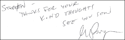 Star Wars Autograph Successes - Greg Proops