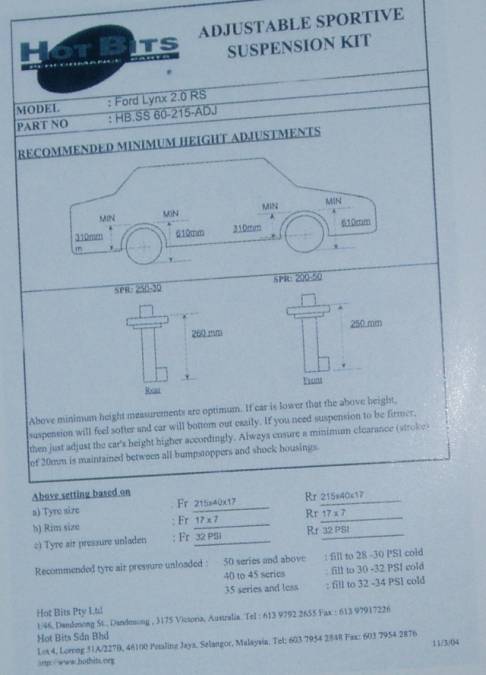 Stage 1 Modification