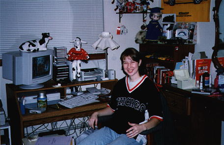 Me, my computer, and my messy room