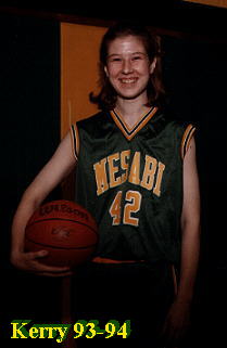 My freshman year of community college basketball(93-94)