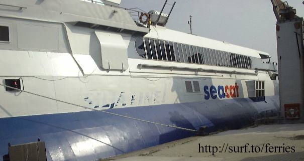 Pictures of the SeaCat Danmark