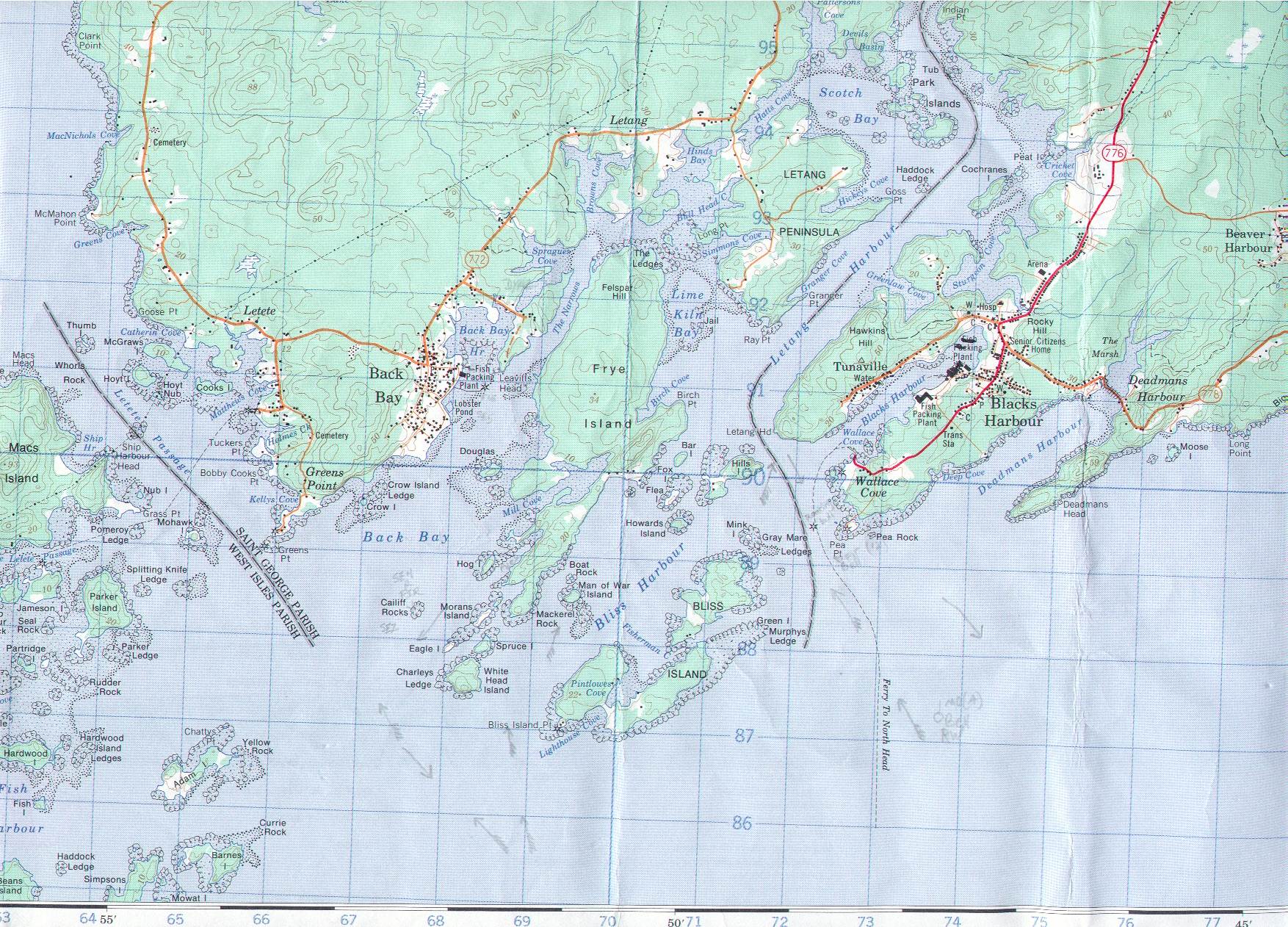 Bay Of Fundy Canada Map - Map