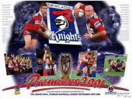 A.J's Newcastle Knights web page