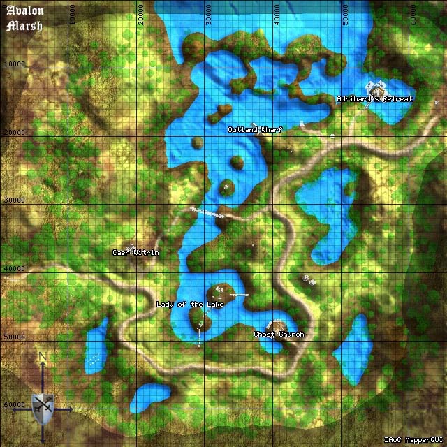 Knights of Albion - Zone Maps