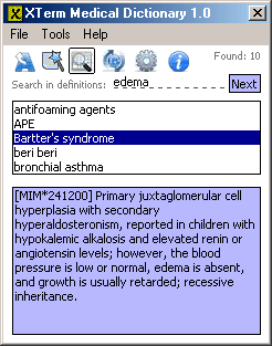 XTerm Medical Dictionary on Hand Held Devices
