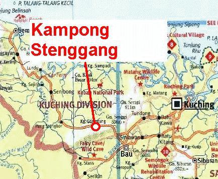 Location of Kampong Stenggang
