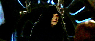 The Emperor expresses his 'views' to Luke