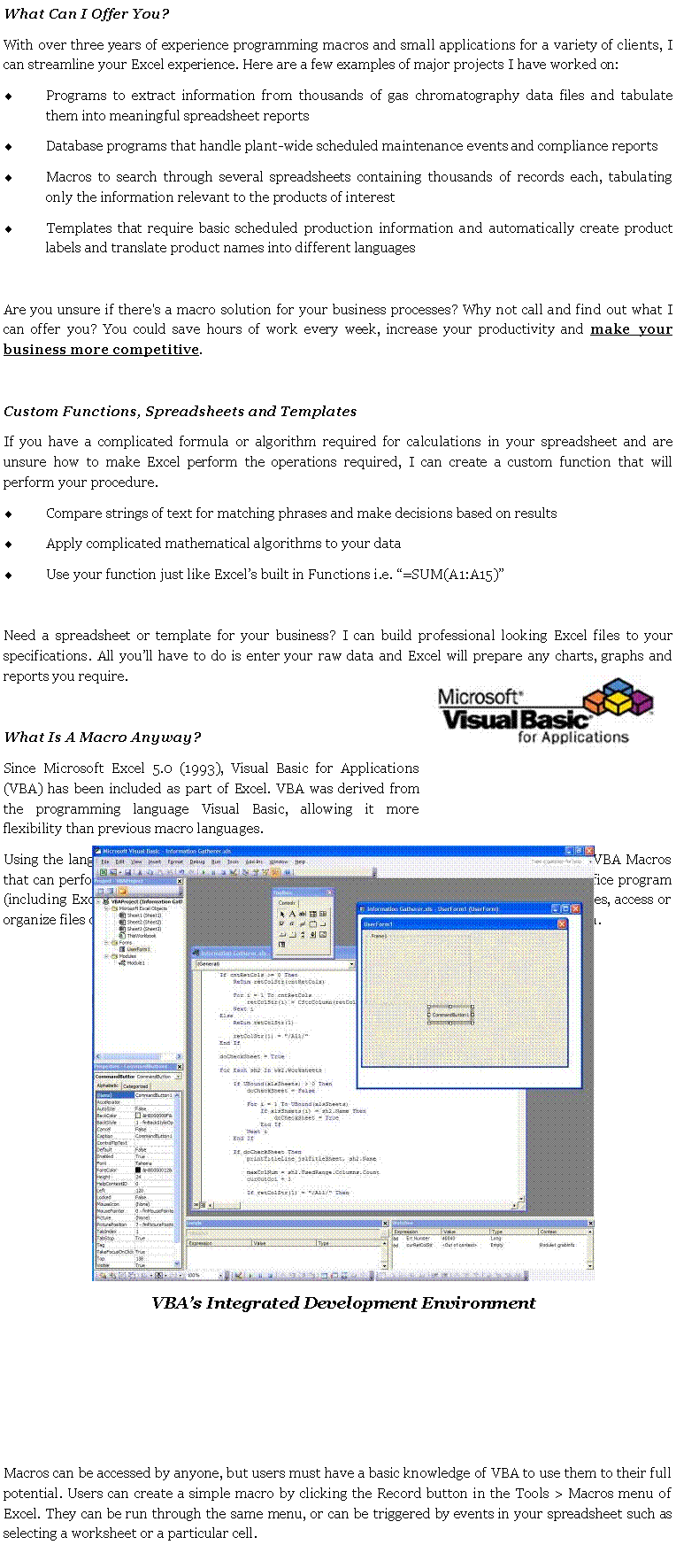 Excel Macros Macromazing Programming Vba Macros