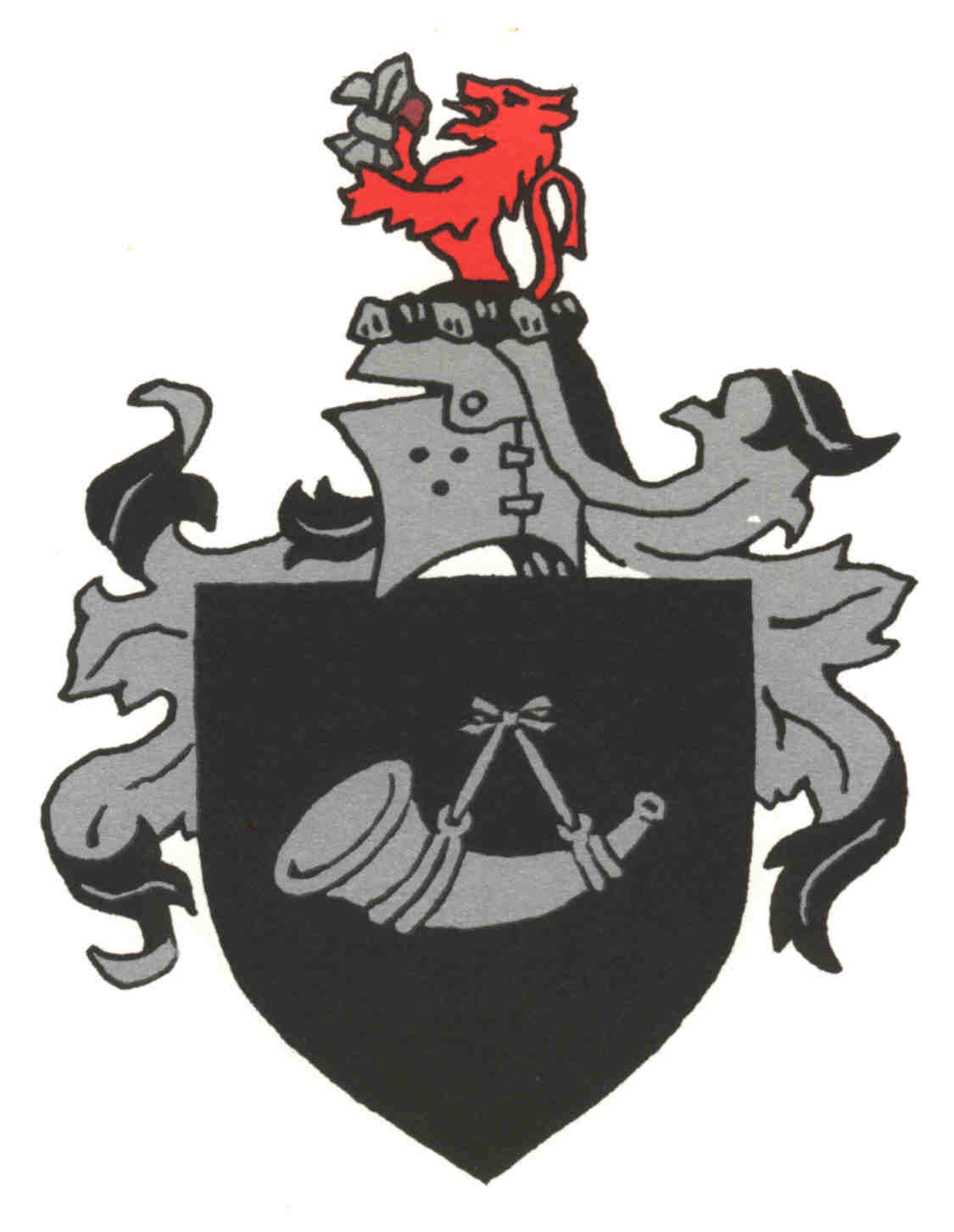 Enlarged Hathaway Family Crest