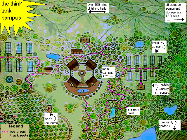 the think tank campus map