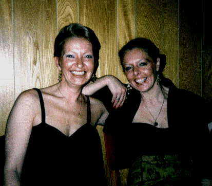 This is me and Sandy again 11 years ago at the Polish club