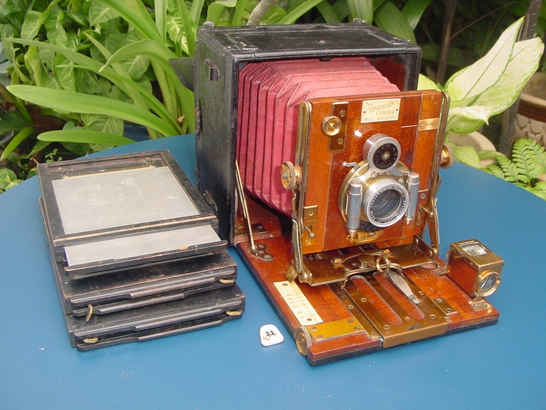 Sanderson Regular model Plate Camera - Lim's Camera collection