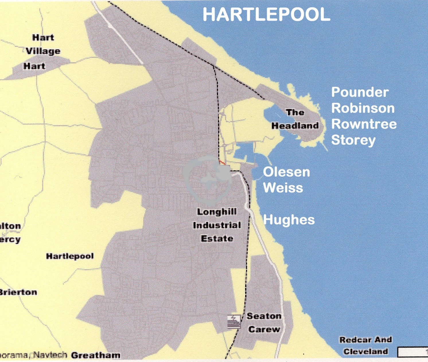 Basic map from Yahoo UK