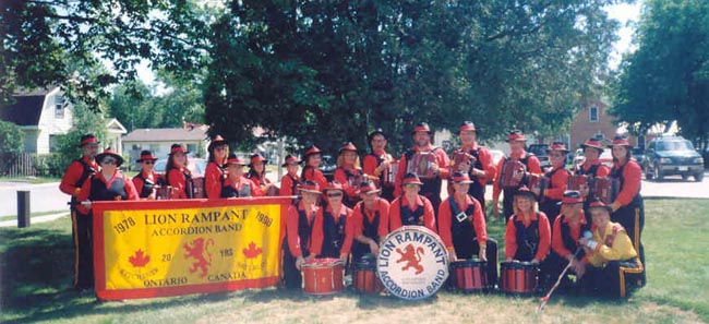LION RAMPANT ACCORDION BAND