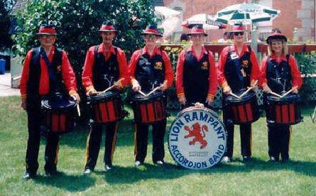 LION RAMPANT ACCORDION BAND