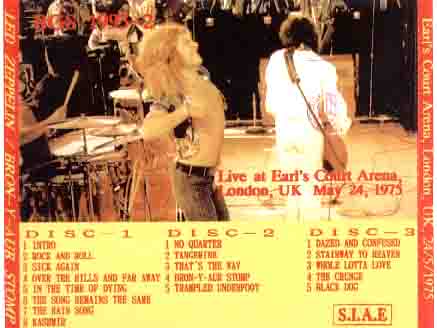 LED ZEPPELIN--------EARAL COURT