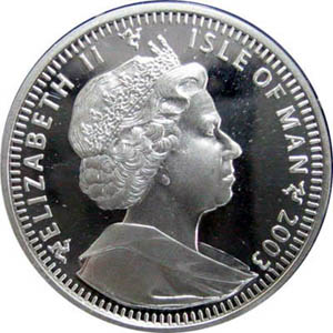Isle of Man Silver Cat