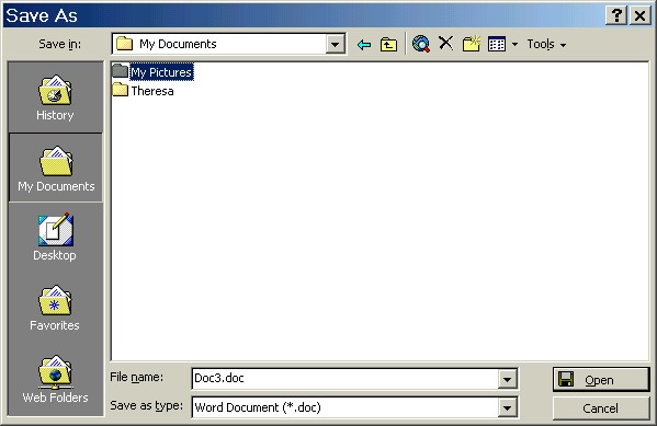 Learning the Computer - Beginning - Saving Documents