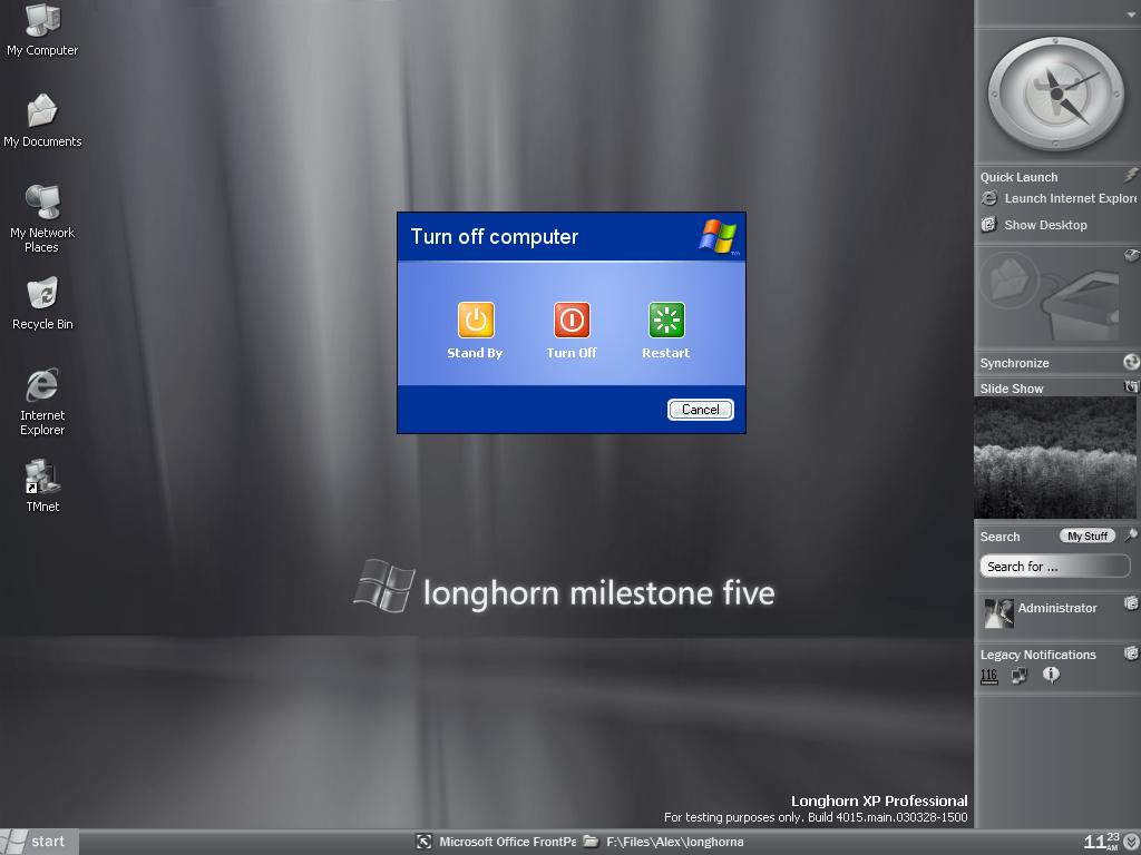 Windows Longhorn De Microsoft Windows Longhorn