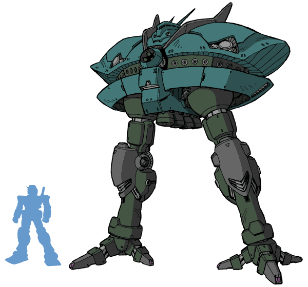 Luna II Gundam - Mechanics - Mobile Suit Gundam - MA-08 Big Zam