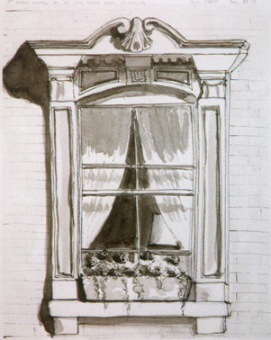 St. John Window in Ink
