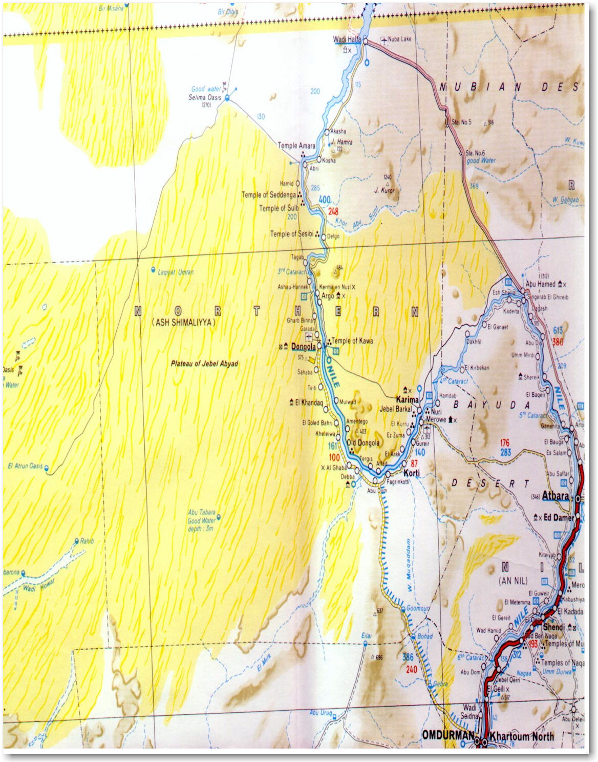 Detailed Michelin Maps of Sudan