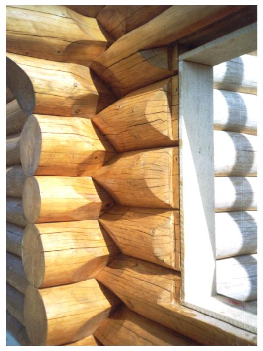 Majestic Log Homes Notches