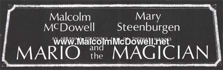 Mario and the Magician (1981) Malcolm McDowell, Mary Steenburgen ...