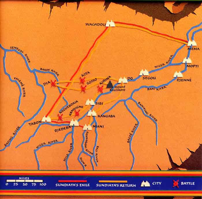 A map of the Sundiata.