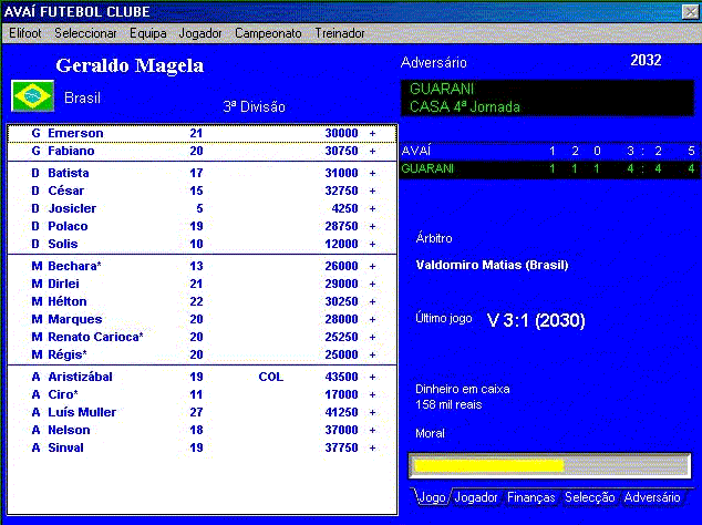 Elifoot 98 - Imagens