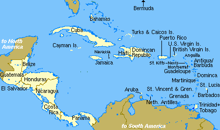 America del centro - Imagui