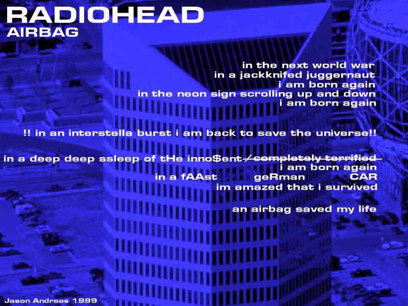 Airbag Lyrics