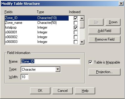 Section Two, Part Three: Appending Columns of Data to Mappable Tables