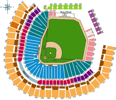 Safeco Field Seating Chart