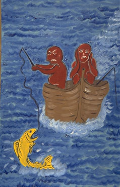 The Martino Twins - "Munch and Picasso Go Fishing"