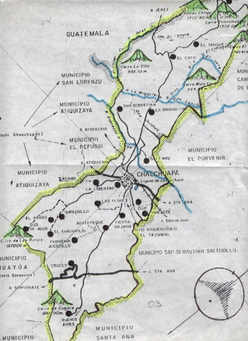 DATOS GEOGRAFICOS DE CHALCHUAPA