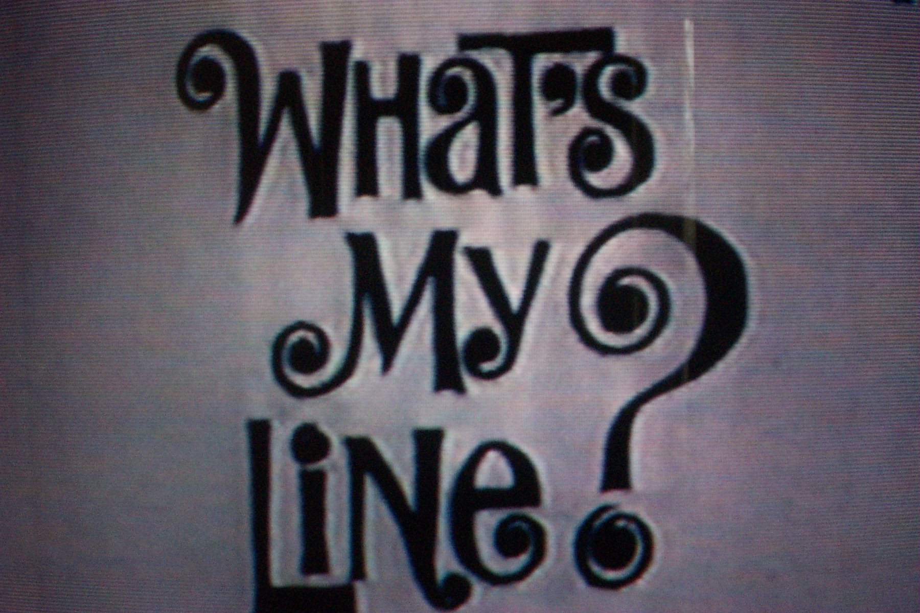 What's My Line? Logos
