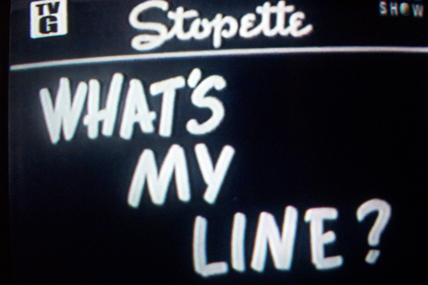 What's My Line? Logos