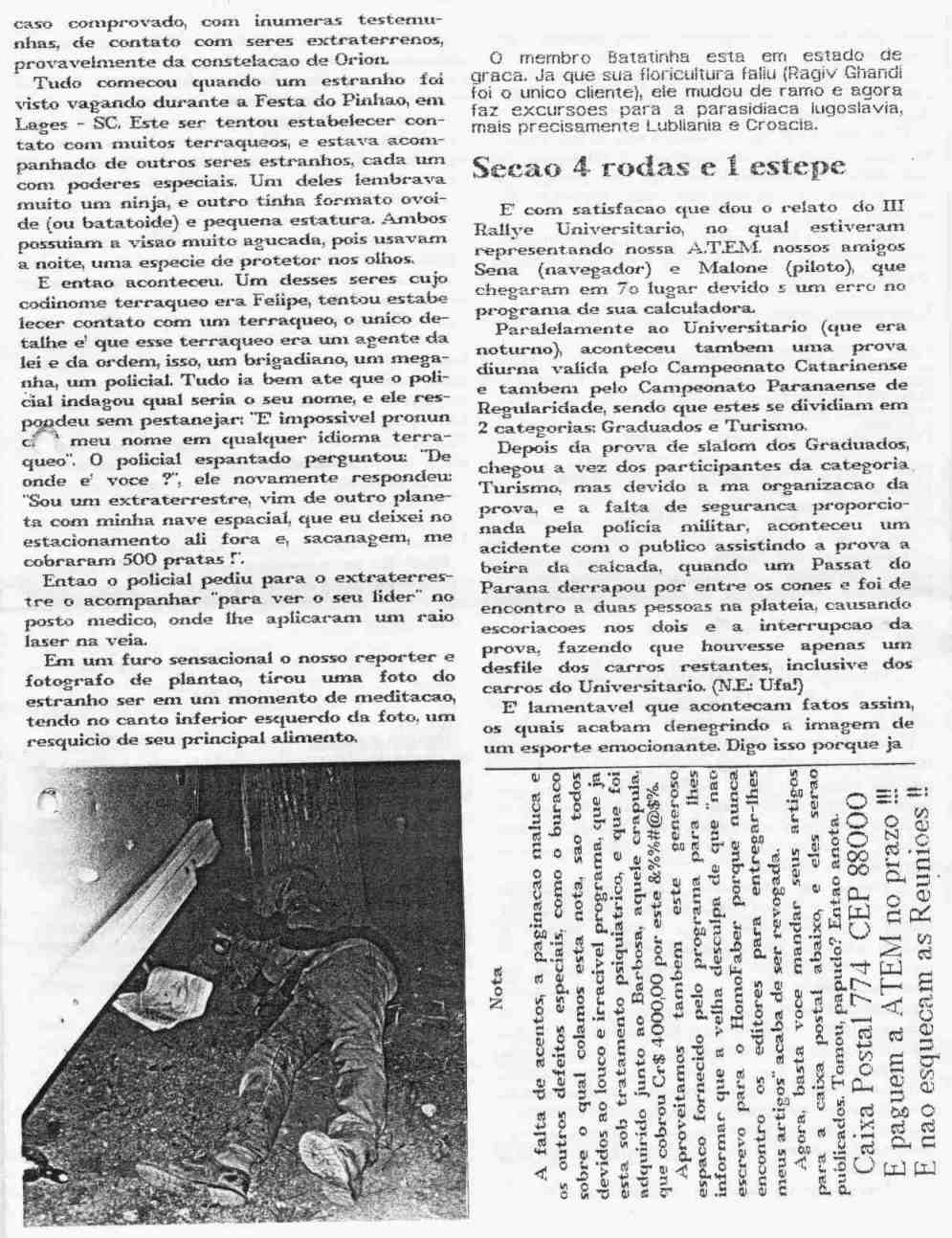 UFSC - Eng Mecânica Turmas de 1995 - CREDITOS