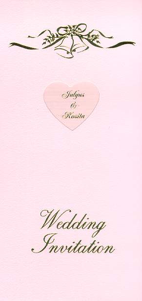 Our Wedding Invitation Card